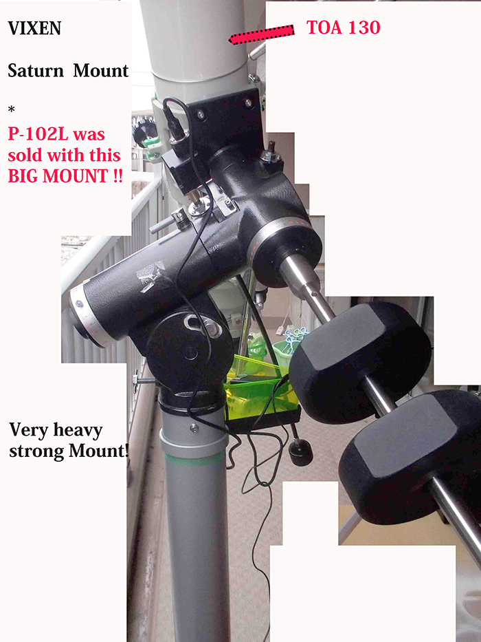 When we see this mount, must be surprised with VIXEN's Passion to P-102L!!